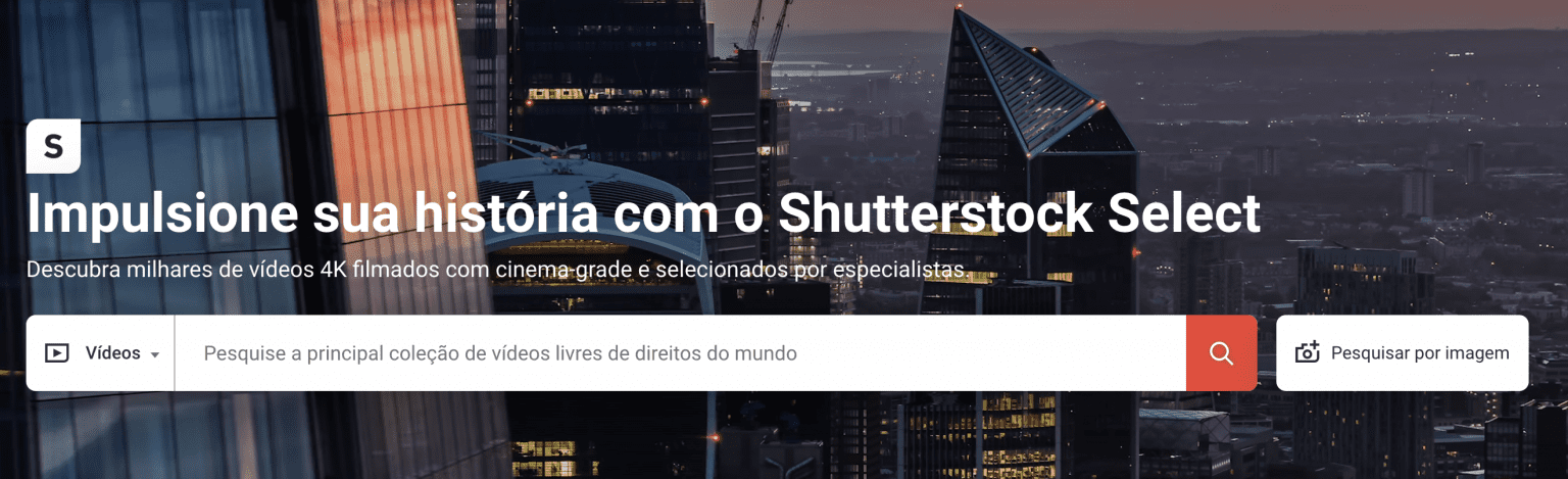 25% de desconto em clips HD na Shutterstock!